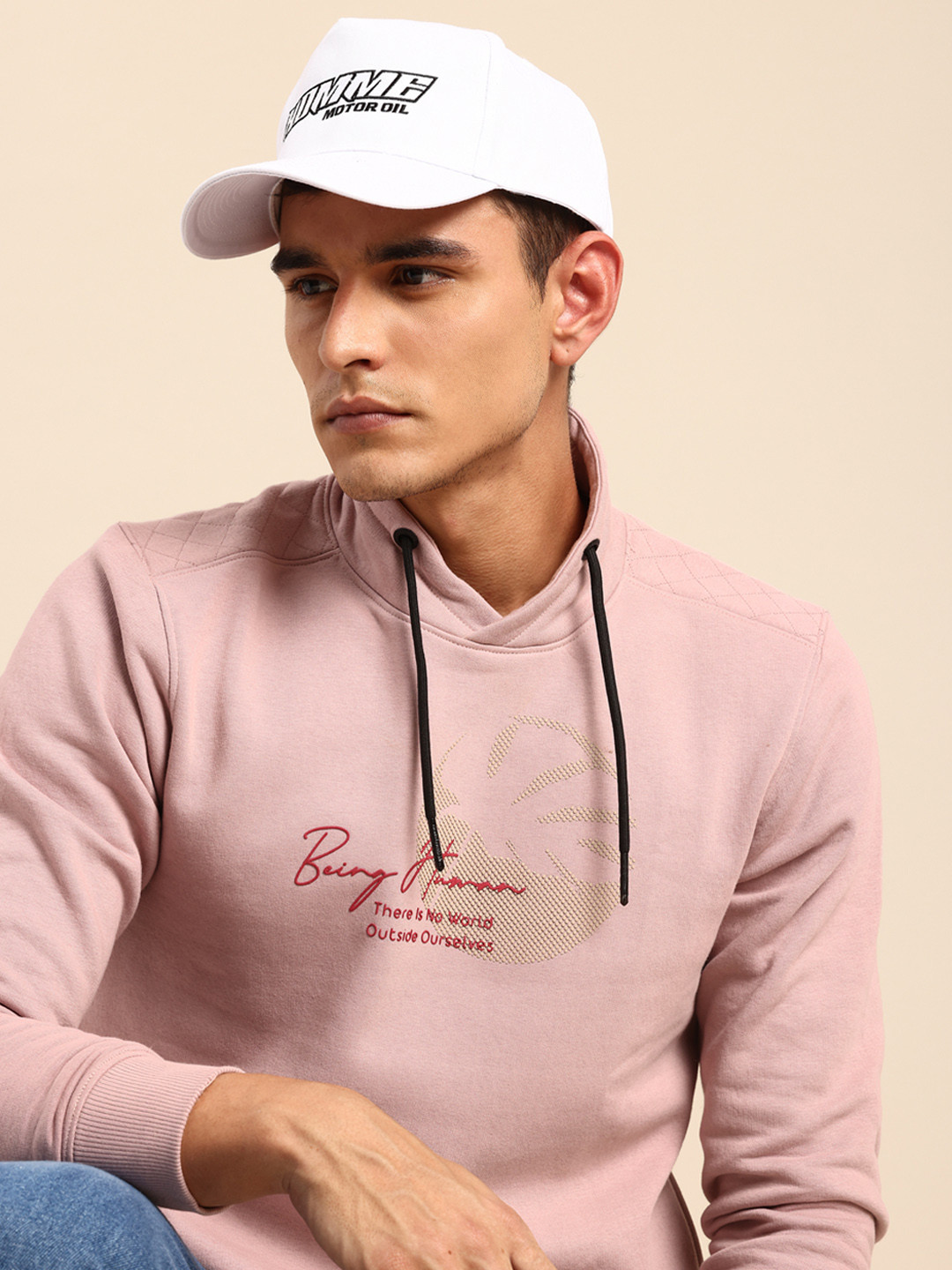 Buy Being Human Brand Logo Printed Sweatshirt - Sweatshirts for Men ...