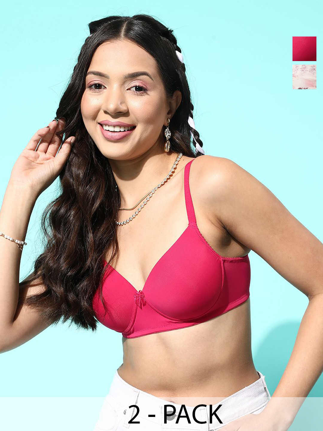 Buy Leading Lady Floral Bra Full Coverage Lightly Padded - Bra for Women 30072578 | Myntra
