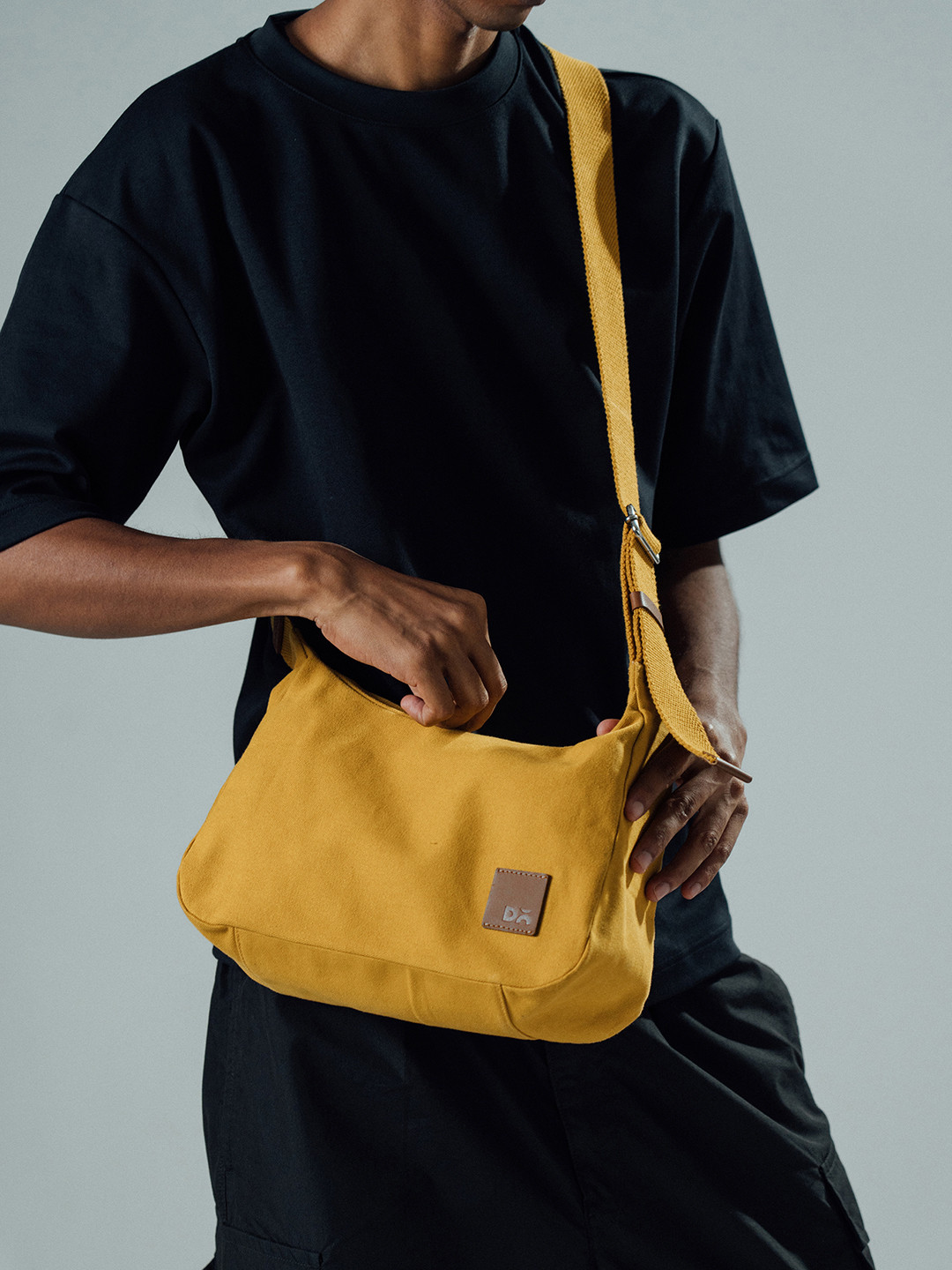 Buy DailyObjects Mustard March Regular Crossbody Bag - Handbags for ...