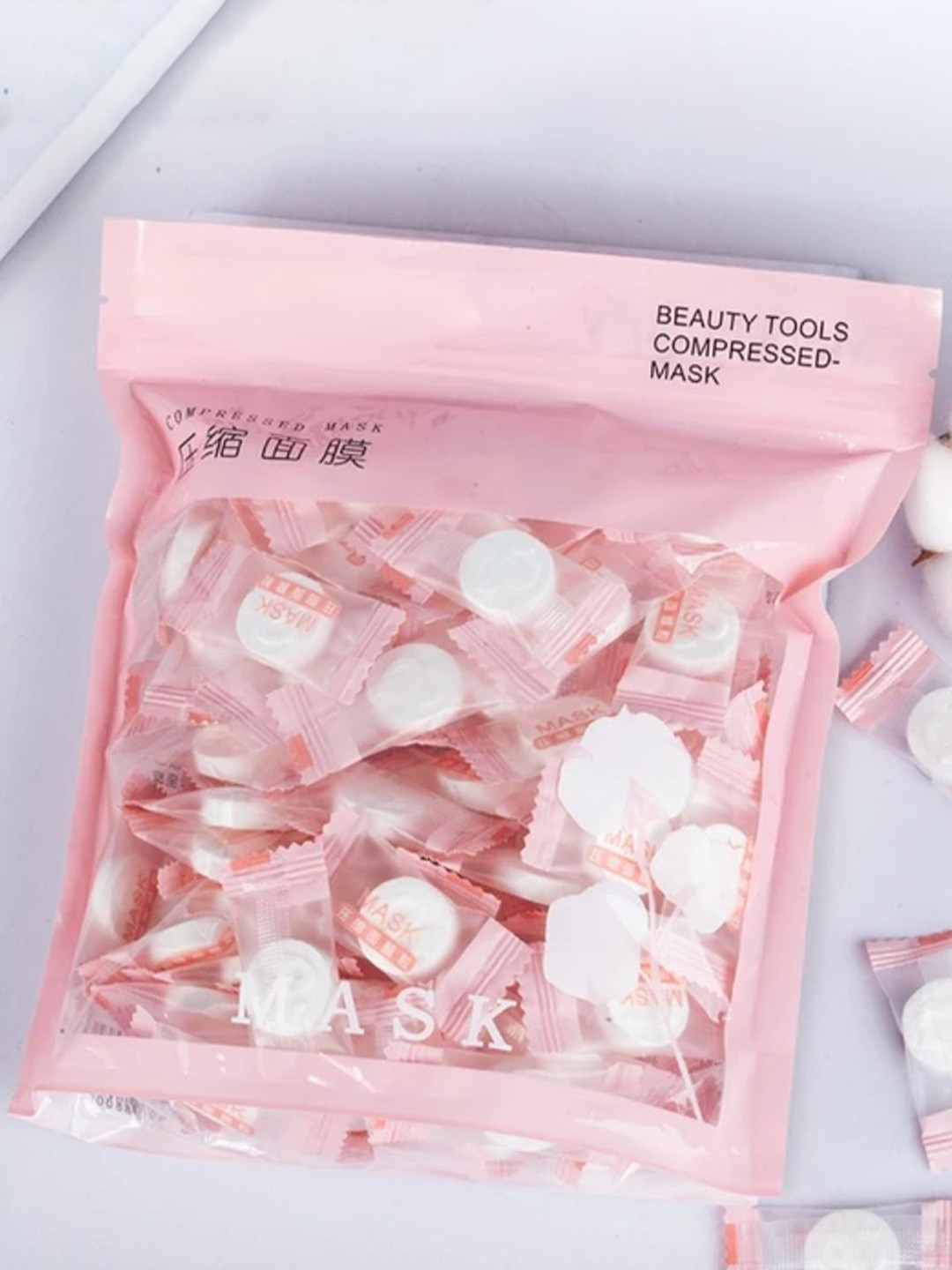 Buy RANORE Set Of 50 Compressed Face Mask Spa Sheets - Sheet Masks for ...