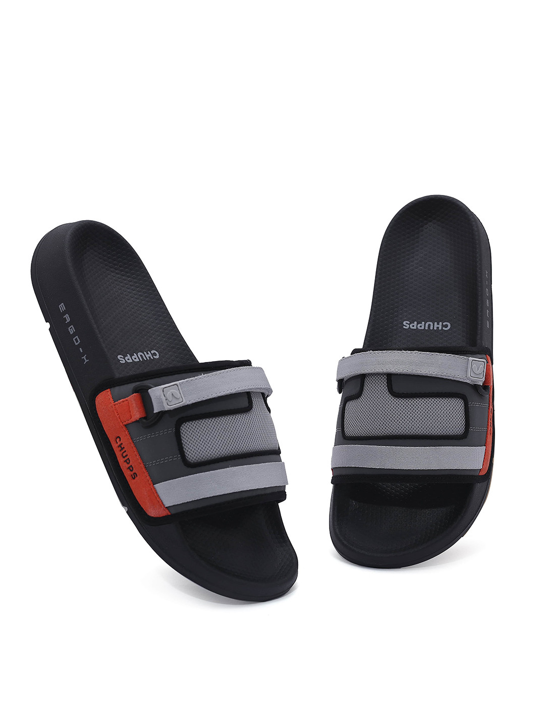 Buy CHUPPS Men Lightweight Sliders - Flip Flops for Men 30082626 | Myntra