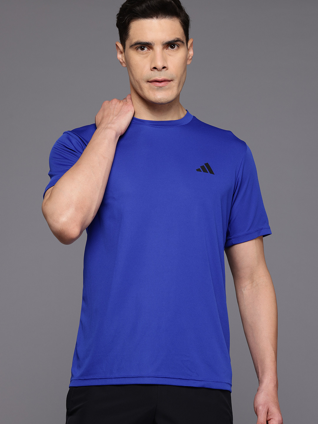 Buy ADIDAS Round Neck Train Essentials Comfortable T Shirt - Tshirts ...
