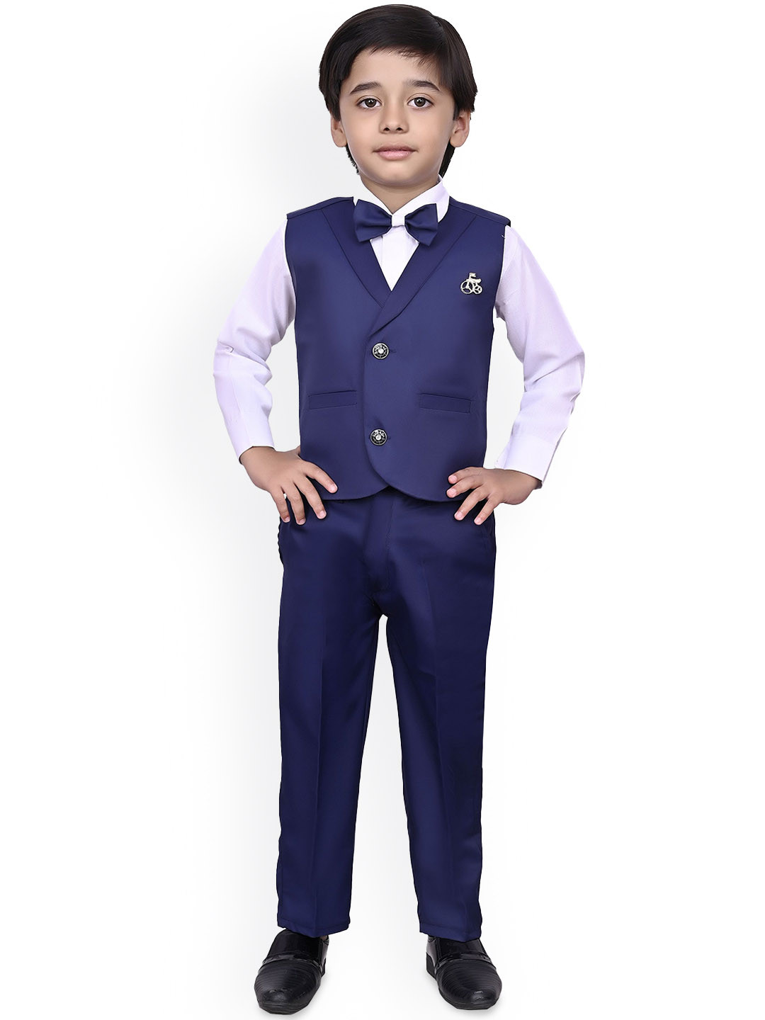Buy BAESD Boys Ethnic 3 Piece Solid Suits - Suits for Boys 30095652 ...