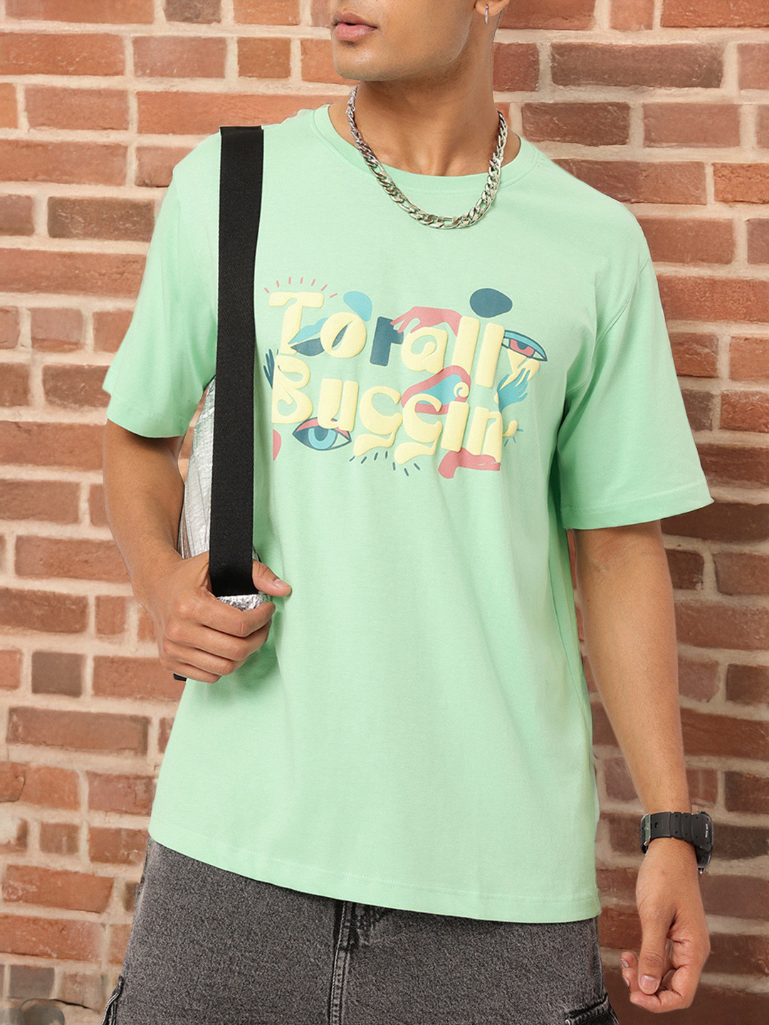 Buy Kook N Keech Collegiate Cool Typo Print Relaxed Tee - Tshirts for ...