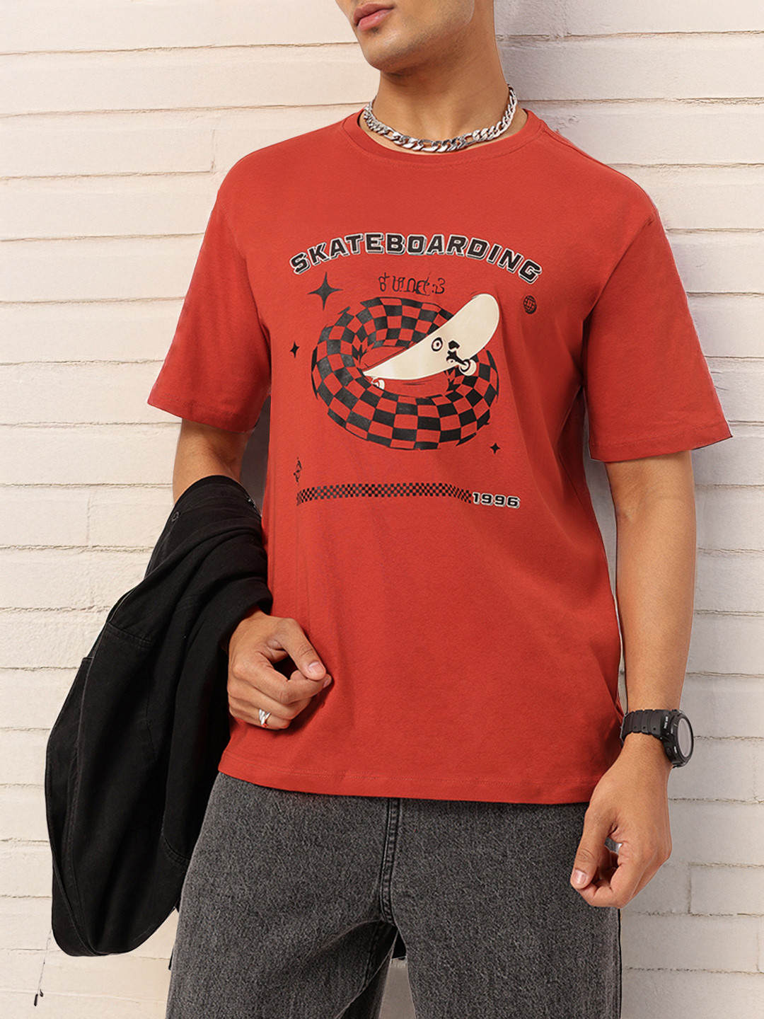 Buy Kook N Keech Modular Mode Printed Oversized T Shirt - Tshirts for ...