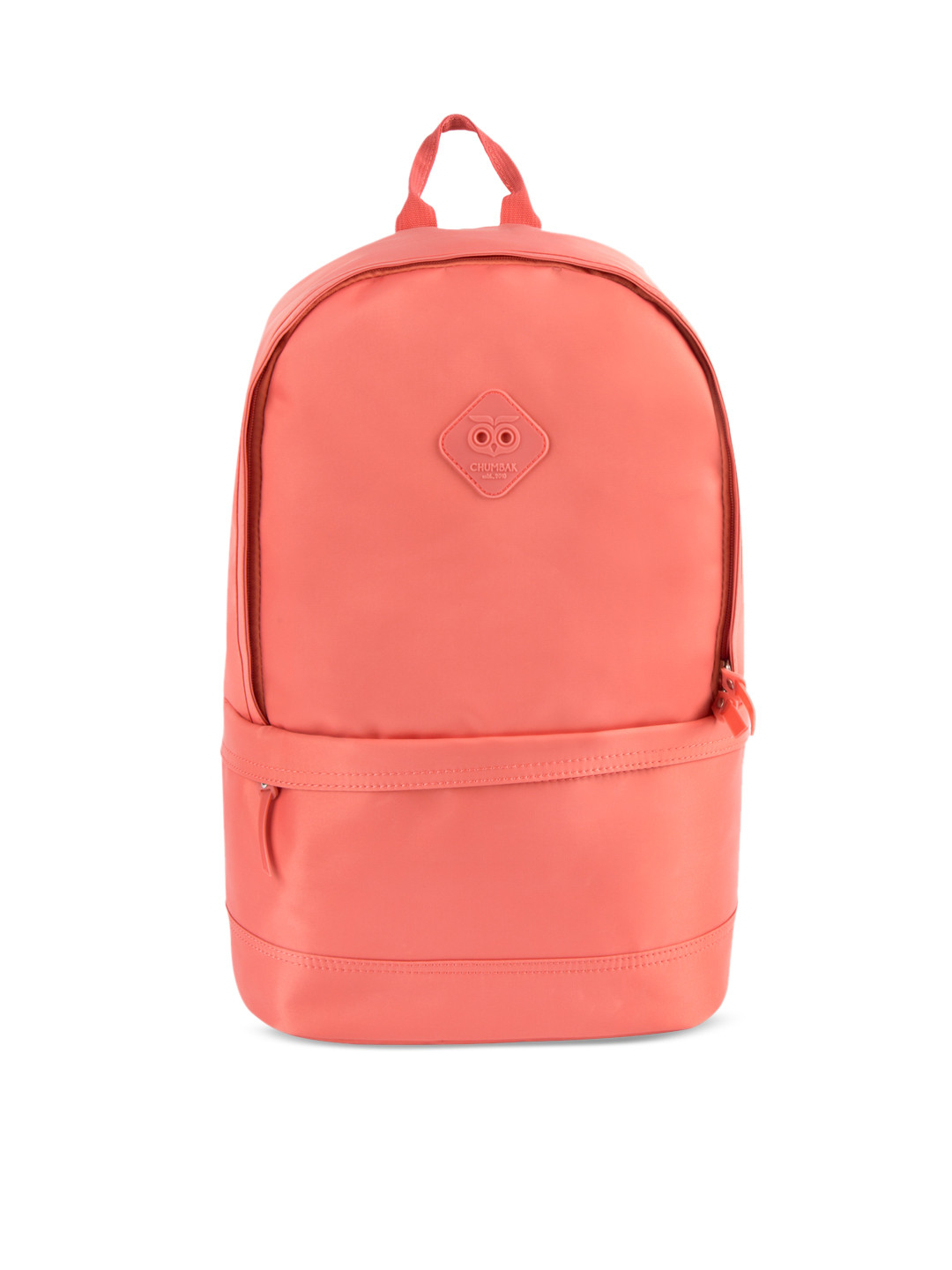Buy Chumbak Women Coral Solid Backpack - Backpacks for Women 3010149 ...