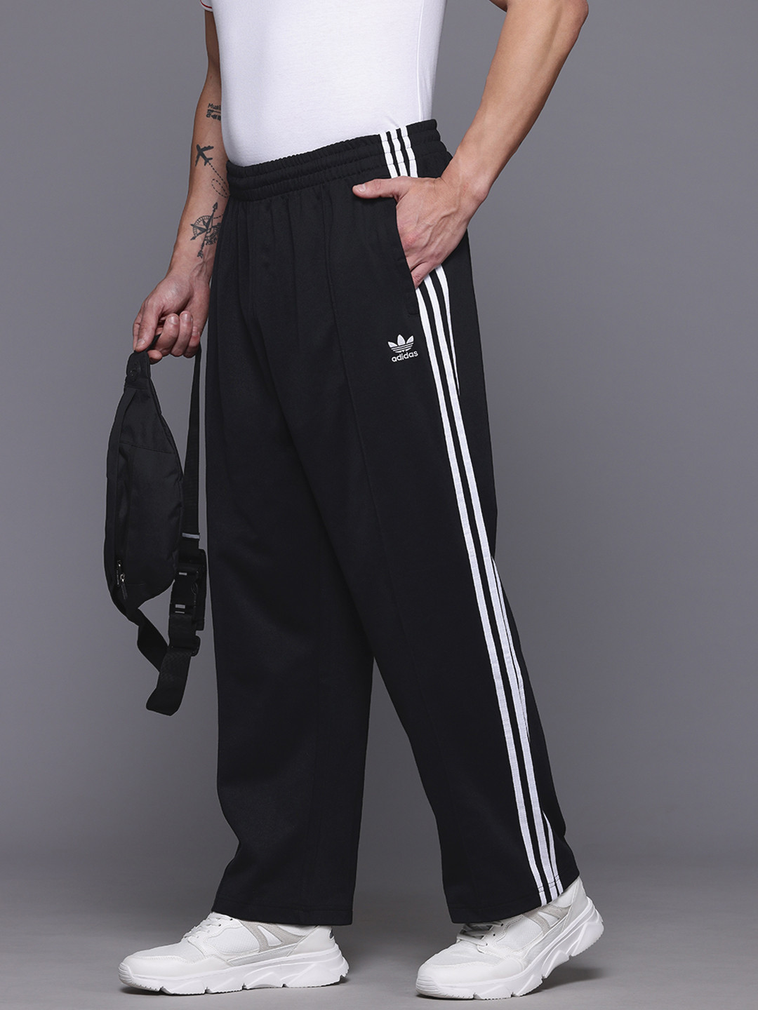 Buy ADIDAS Originals Men Adicolor Baggy Fit Firebird Track Pants ...