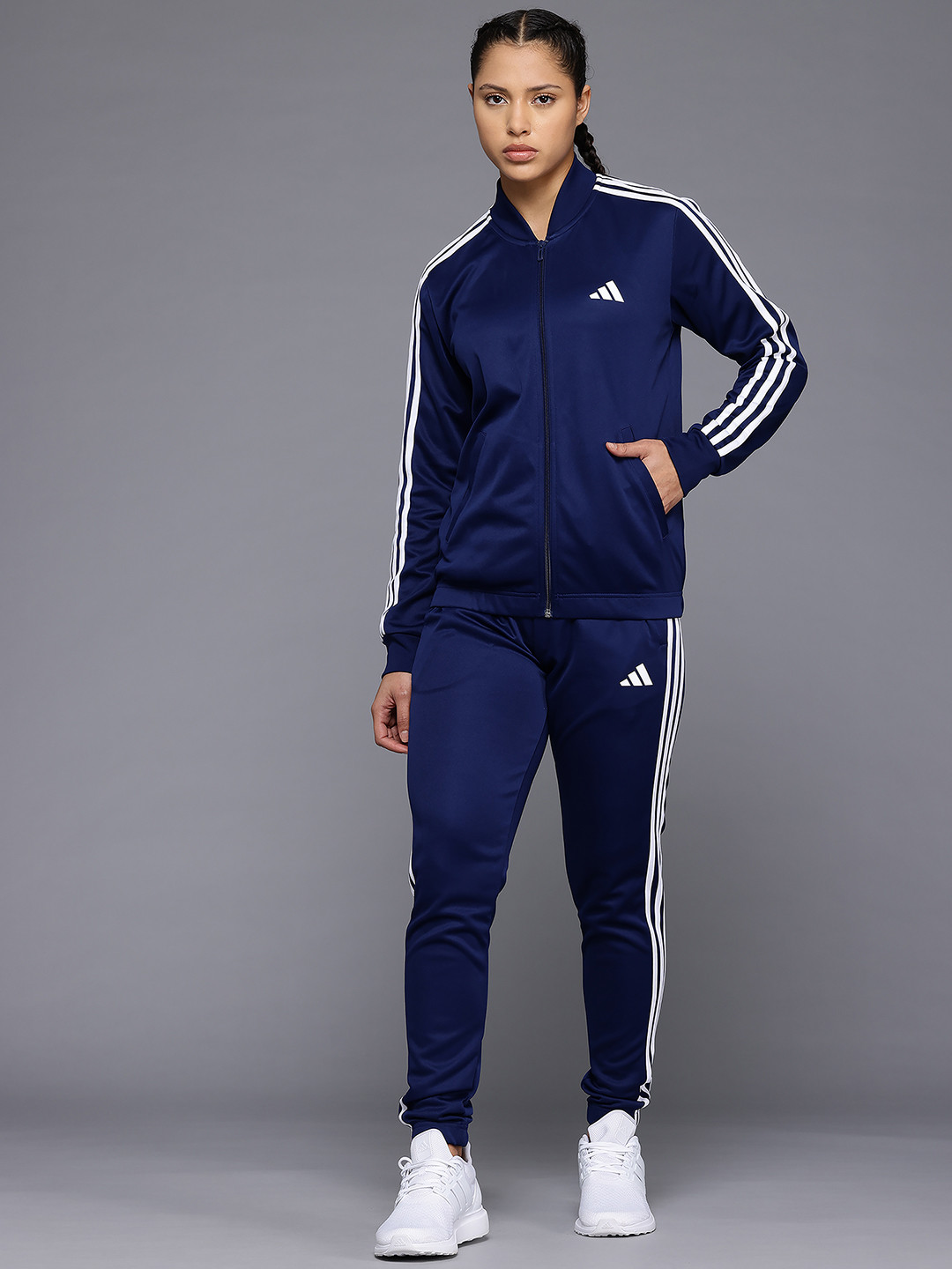 Buy ADIDAS 3S Plain Training Tracksuit - Tracksuits for Women 30106059 | Myntra