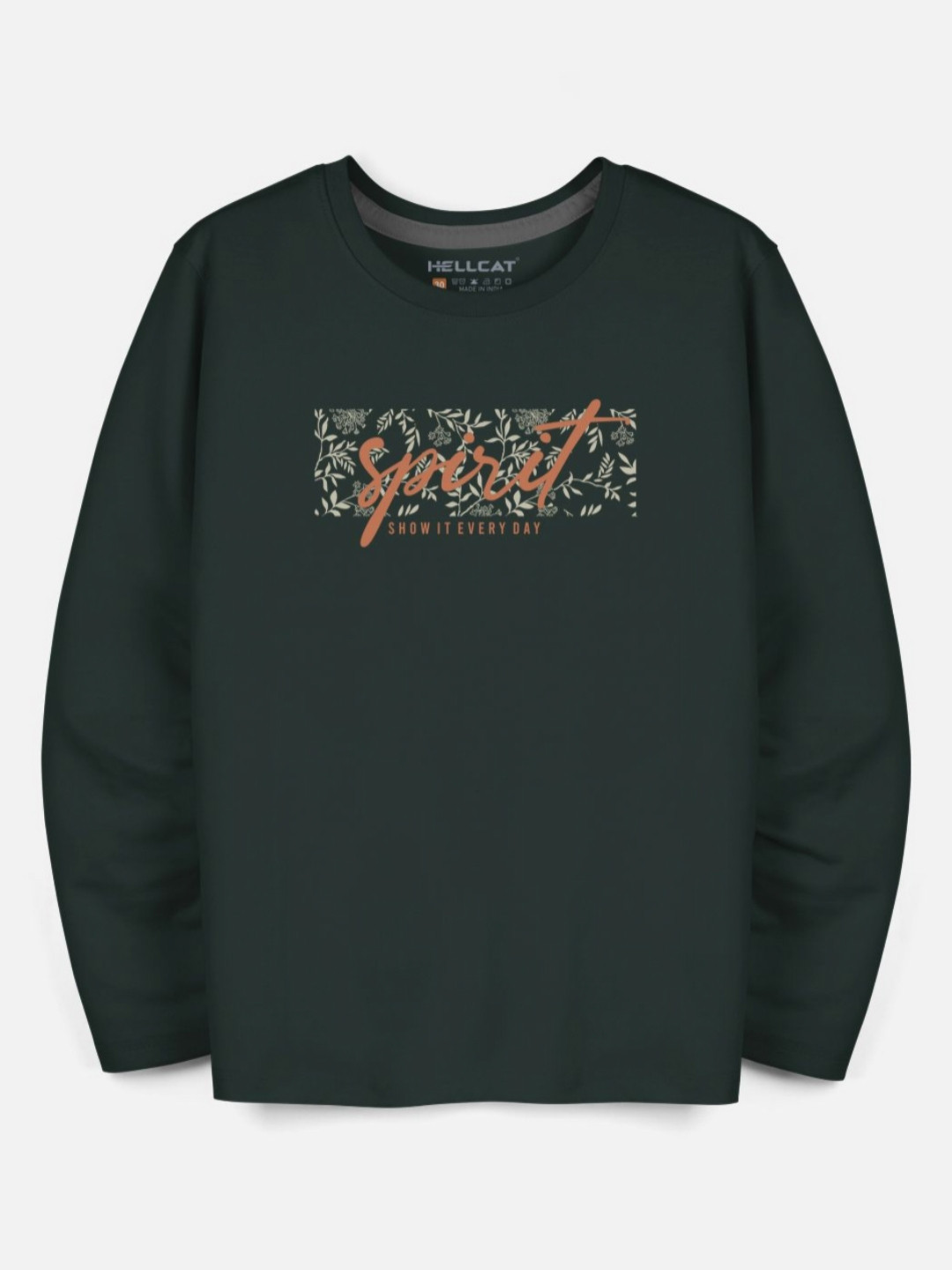 Buy HELLCAT Boys Typography Printed Round Neck T Shirt - Tshirts for ...