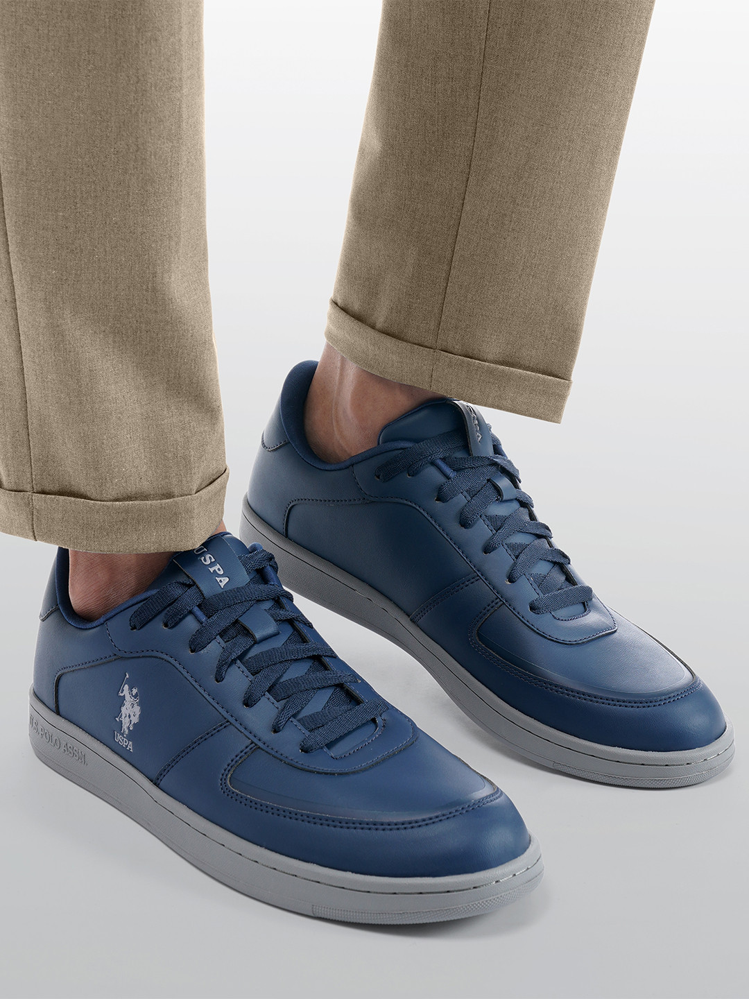 Buy U.S. Polo Assn. Men Reiner Retro Court Sneakers - Casual Shoes for ...