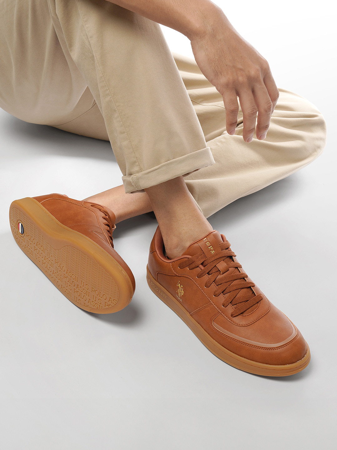 Buy U.S. Polo Assn. Men Reiner Retro Court Sneakers - Casual Shoes for ...