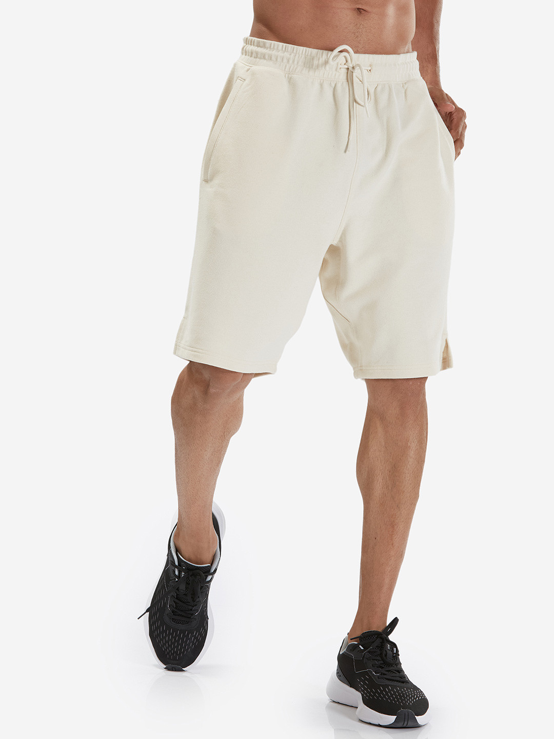 Buy Domyos By Decathlon Men Regular Fit Mid Rise Sports Shorts - Shorts ...