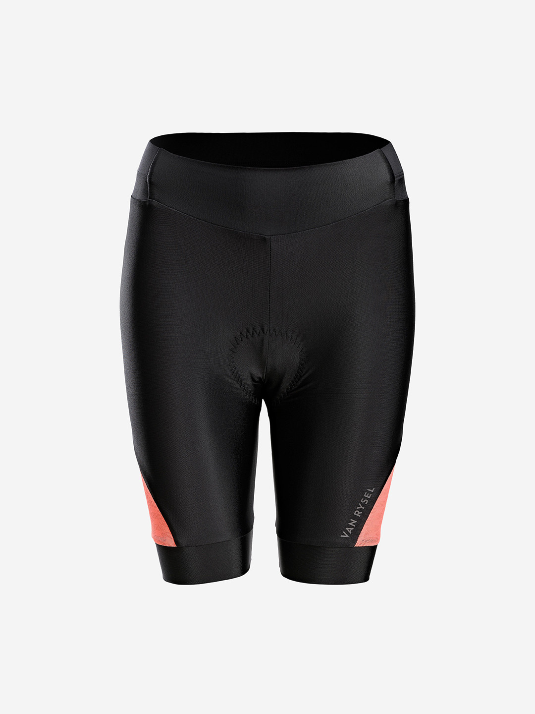 Buy VAN RYSEL By Decathlon Women Black Padded Bibless Cycling Shorts ...