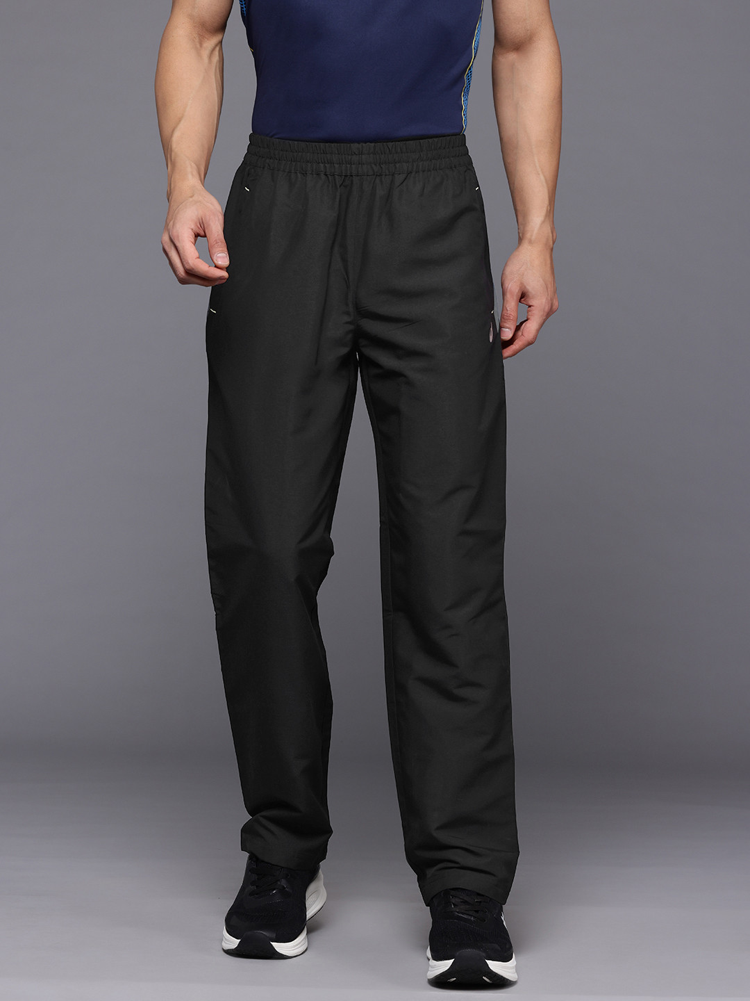 Buy ASICS Men Slim Fit Woven Running Track Pants - Track Pants for Men ...