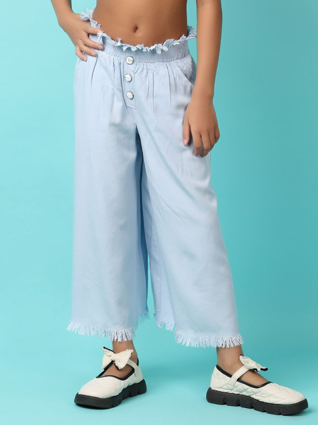 Buy V Mart Girls Flared Palazzos - Palazzos for Girls 30111490 | Myntra