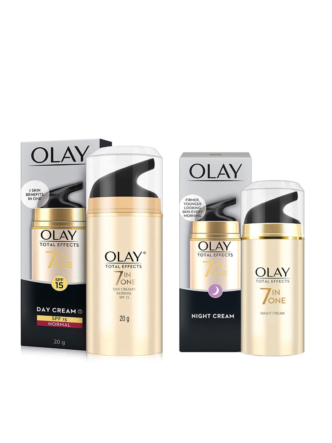 Buy Olay Total Effects Set Of SPF15 Day Cream & Night Cream 20 G Each ...