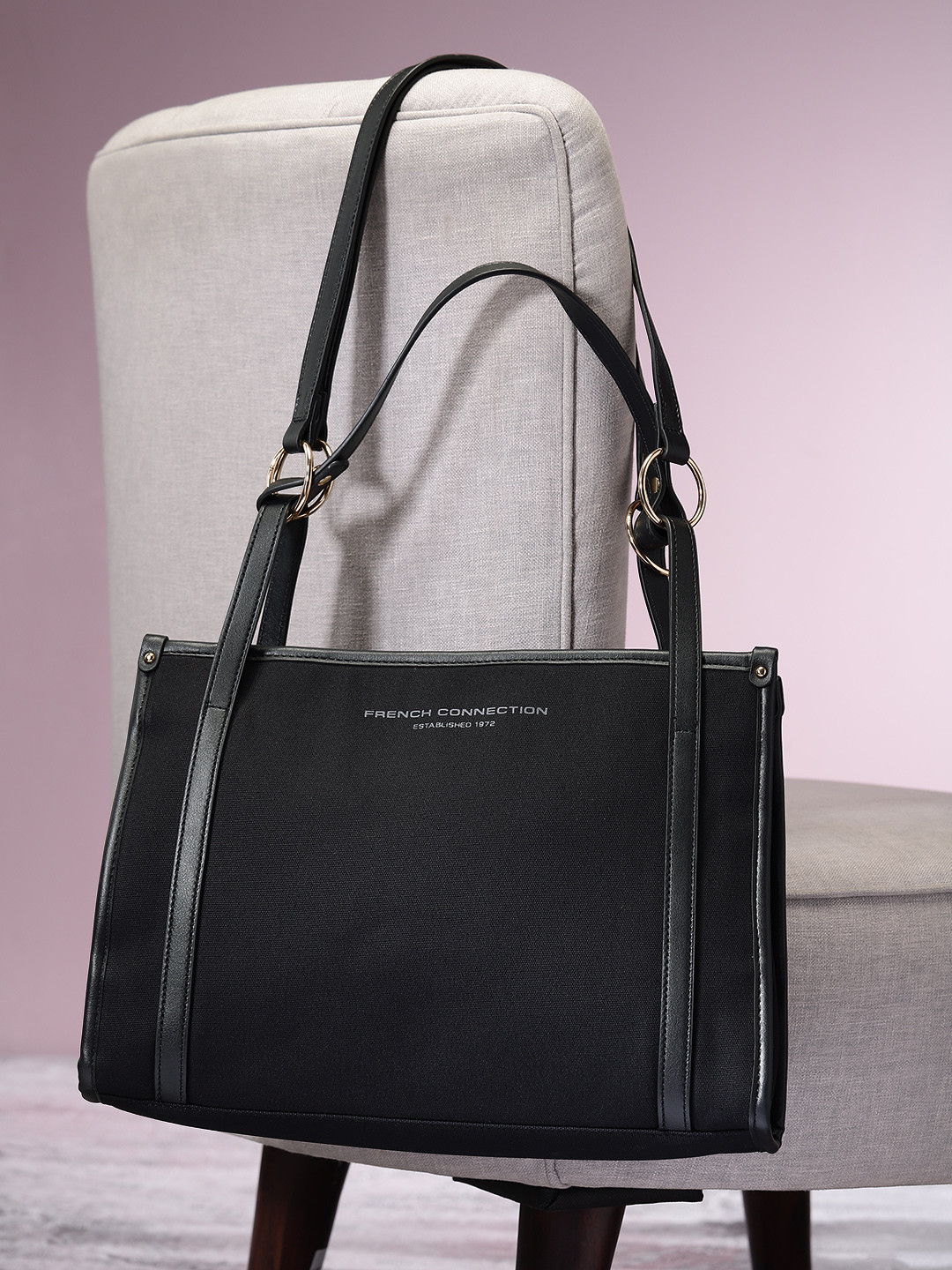 Buy French Connection Structured Shoulder Bag - Handbags for Women ...