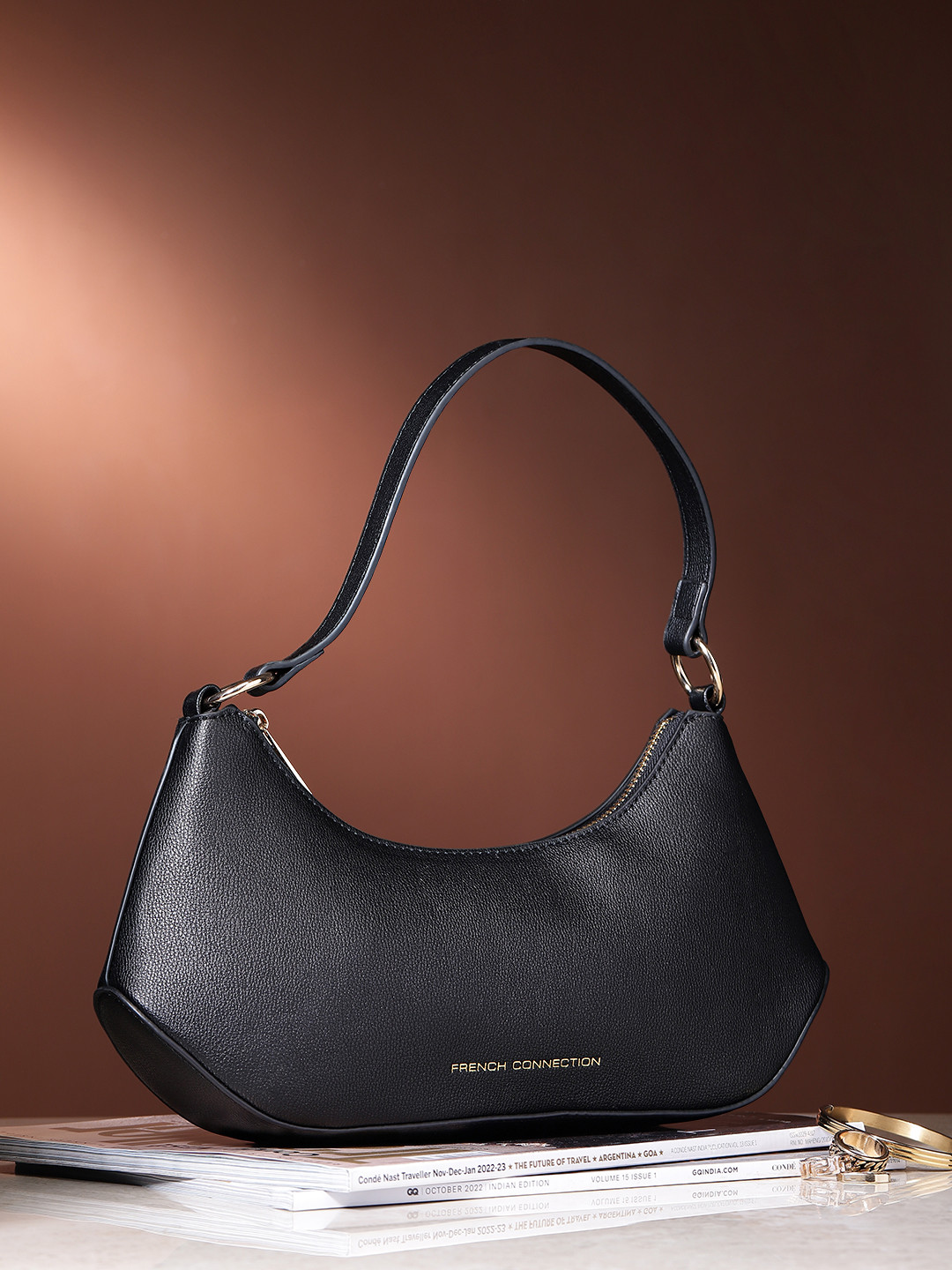 Buy French Connection Structured Shoulder Bag - Handbags for Women ...