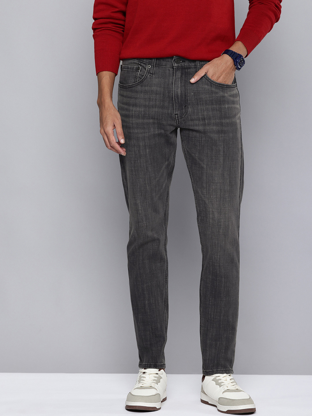 Buy Levis Men 512 Slim Tapered Fit Light Fade Stretchable Jeans - Jeans ...