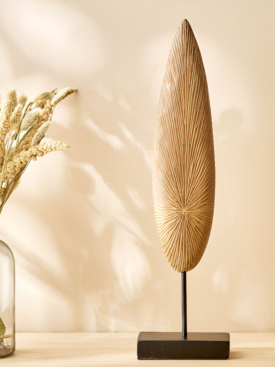 Buy Home Centre Brown Textured Figurine Showpiece - Showpieces for ...