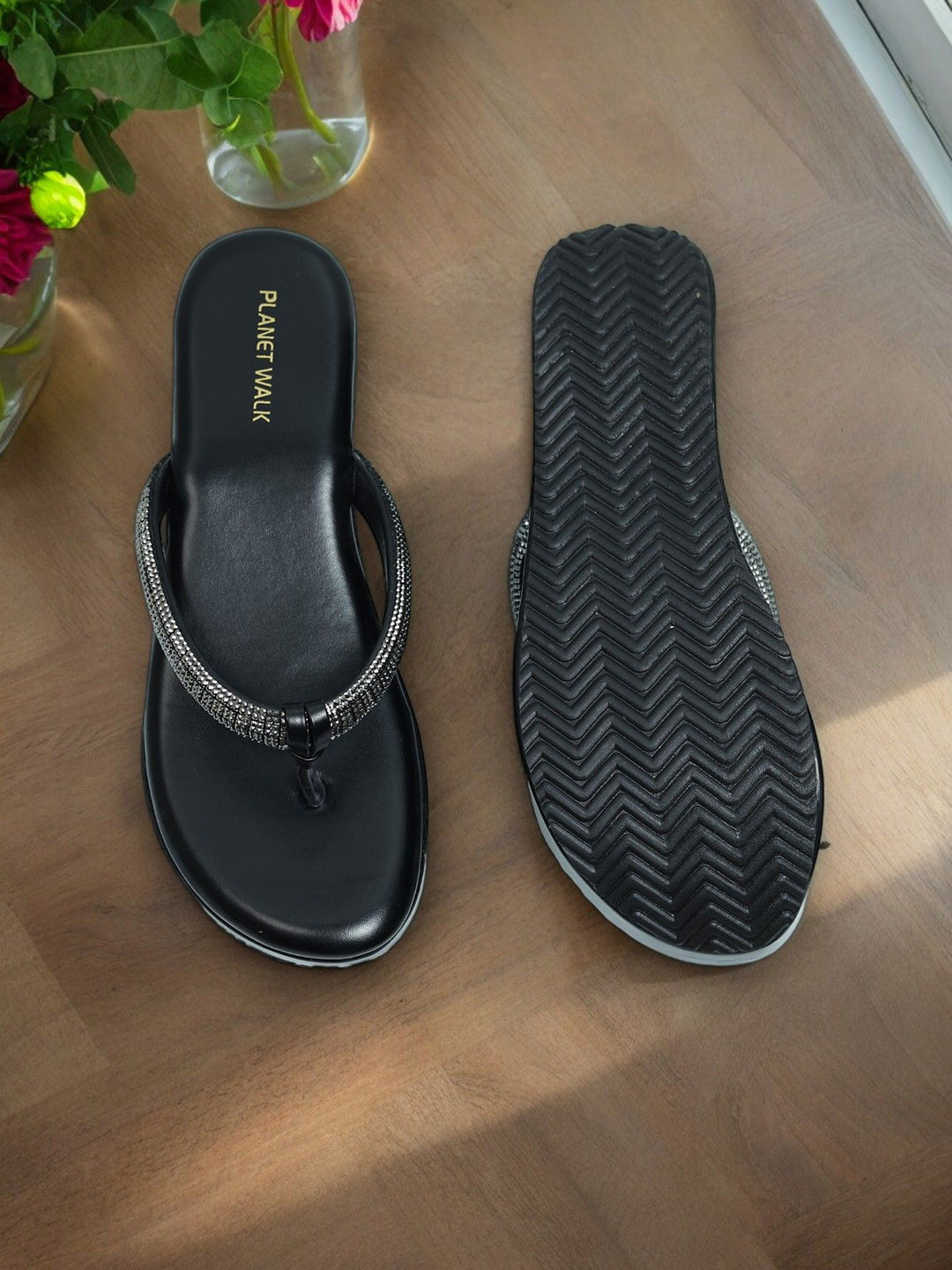 Buy PLANET WALK Embellished Party Flatform Sandals - Heels for Women ...