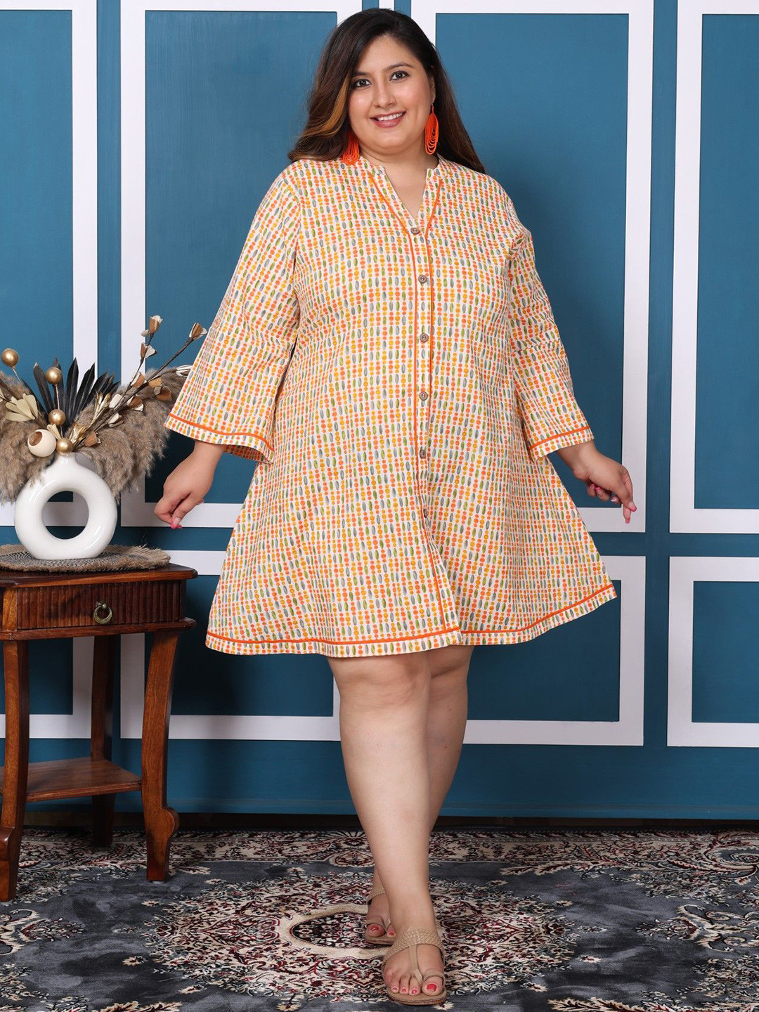 Buy Swasti Women Print A Line Dress - Dresses for Women 30127597 | Myntra