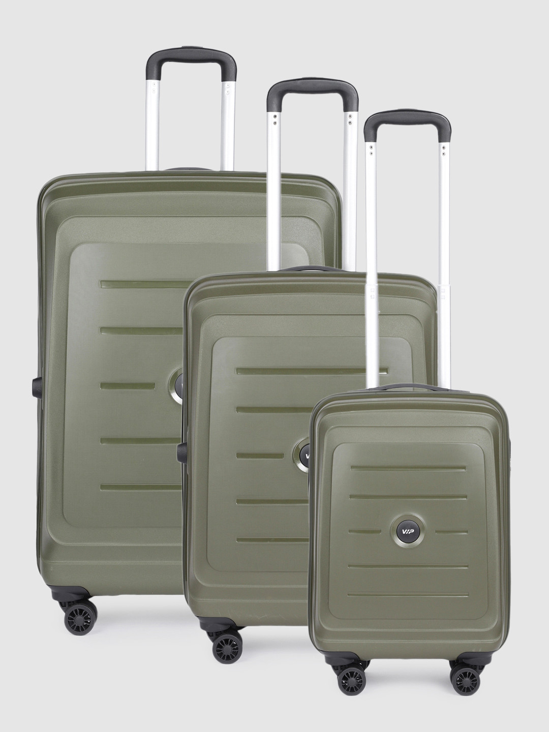 Buy VIP CORSA Set Of 3 Hard Sided Trolley Suitcase - Trolley Bag for ...