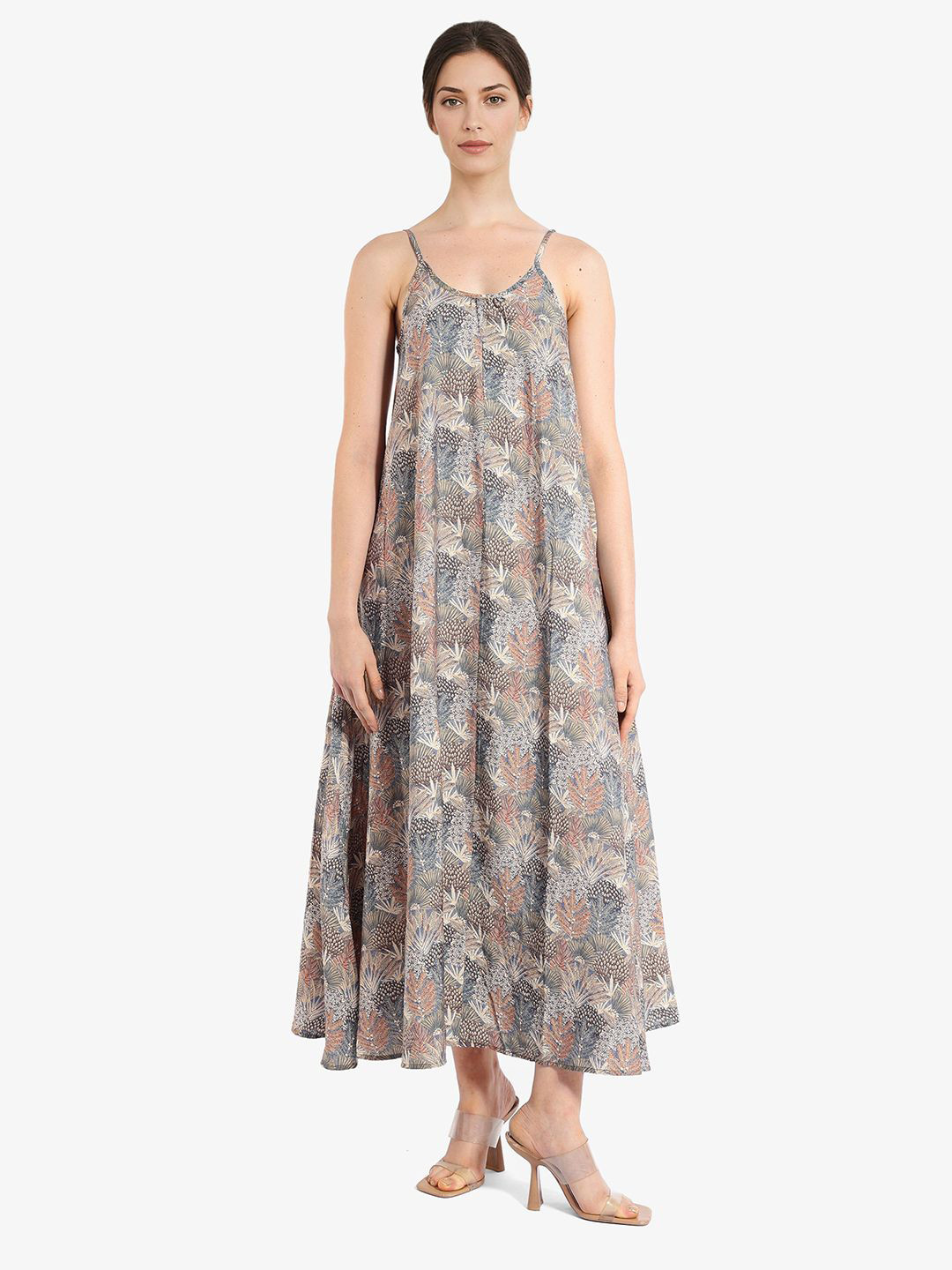 Buy RAREISM Floral Print A Line Maxi Dress - Dresses for Women 30133201 ...