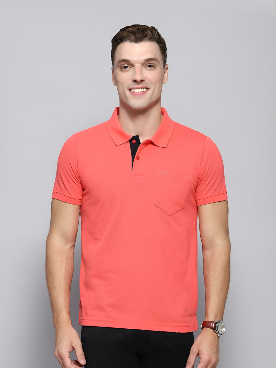 Buy Cloak & Decker By Monte Carlo Men Polo Collar Pockets T Shirt ...