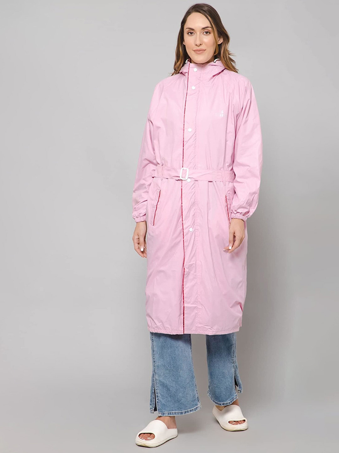 Buy THE CLOWNFISH Drizzle Diva Reversible Water Proof Hooded Rain ...