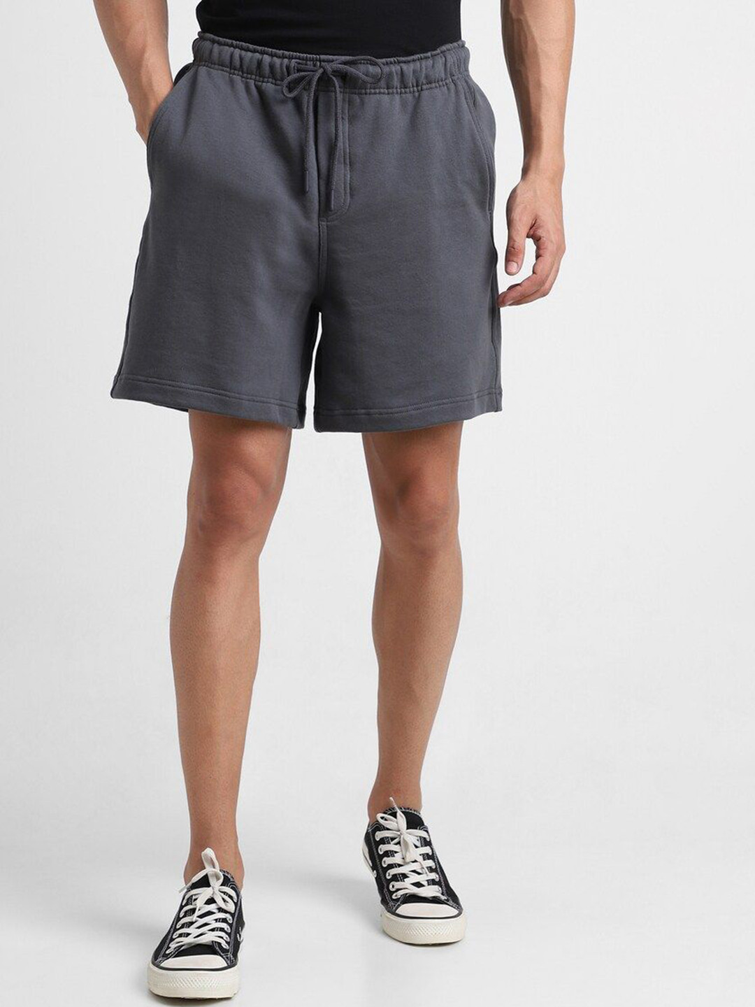 Buy FOREVER 21 Men Above Knee Mid Rise Regular Shorts - Shorts for Men ...