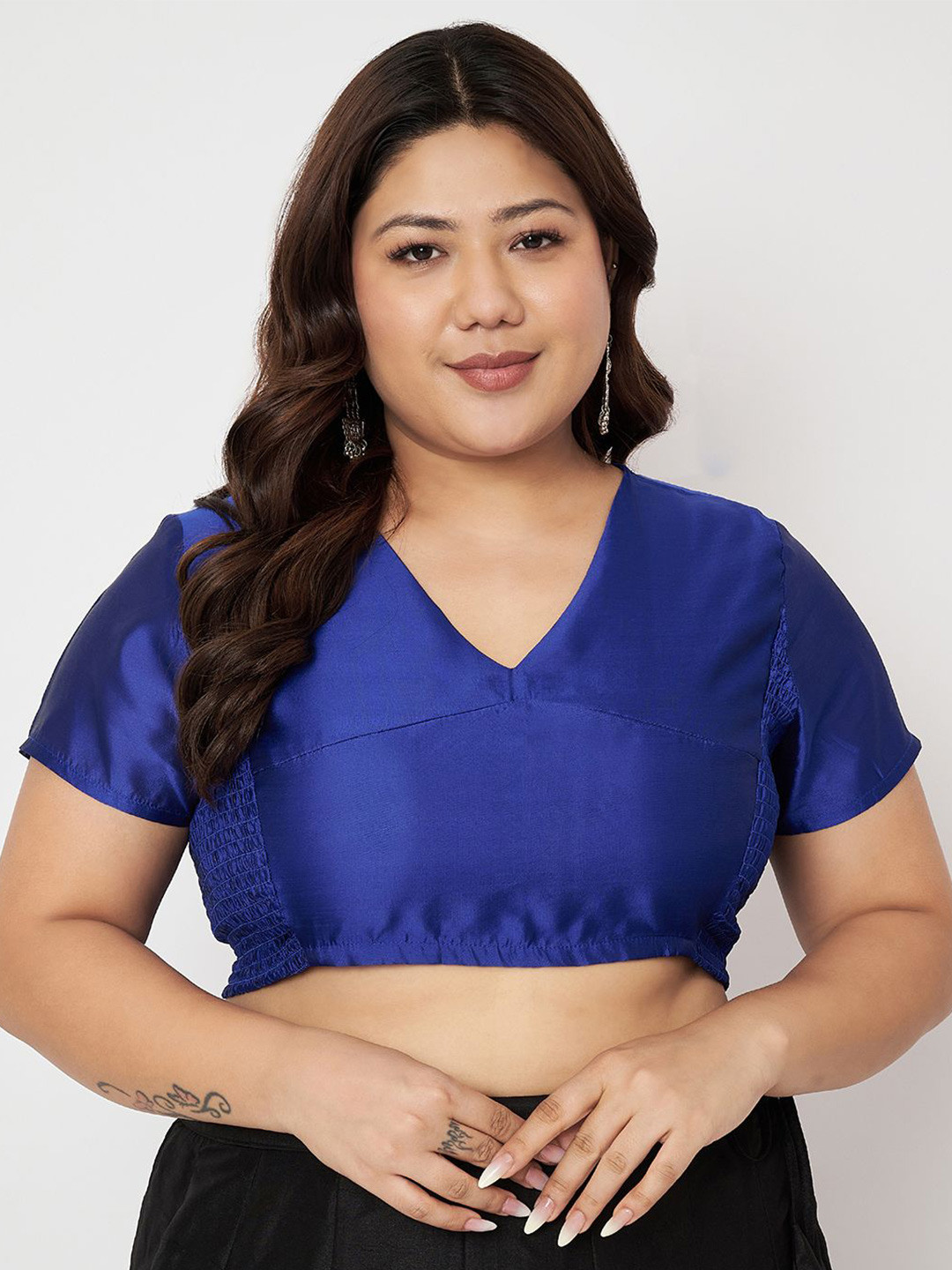 Buy Studio Rasa Plus Size Stretchable Crop Top - Tops for Women 30139639 | Myntra