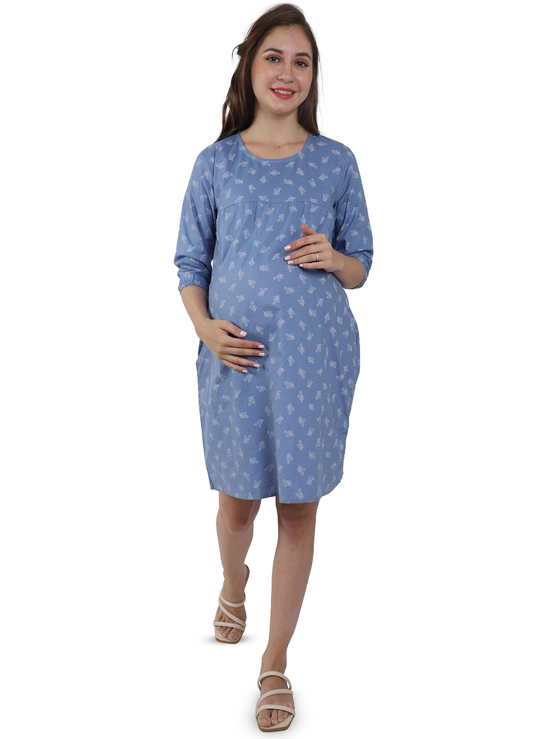 Buy Mama & Bebe Maternity Feeding Dress - Dresses for Women 30140454 ...