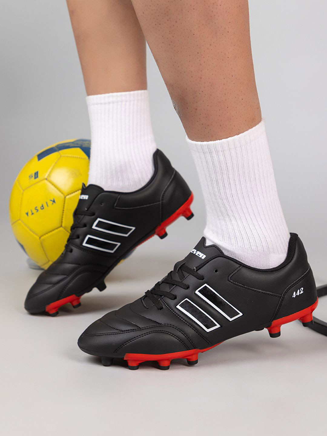 Buy RUN SEVEN Men Football Comfort Fit Non Marking Shoes - Sports Shoes ...