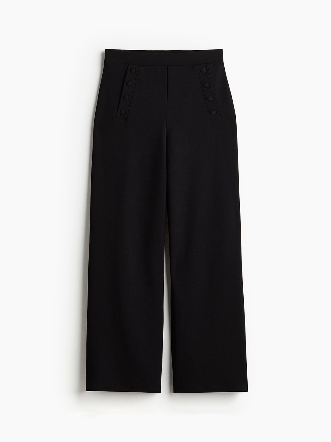 Buy H&M Women Button Front Trousers - Trousers for Women 30154918 | Myntra