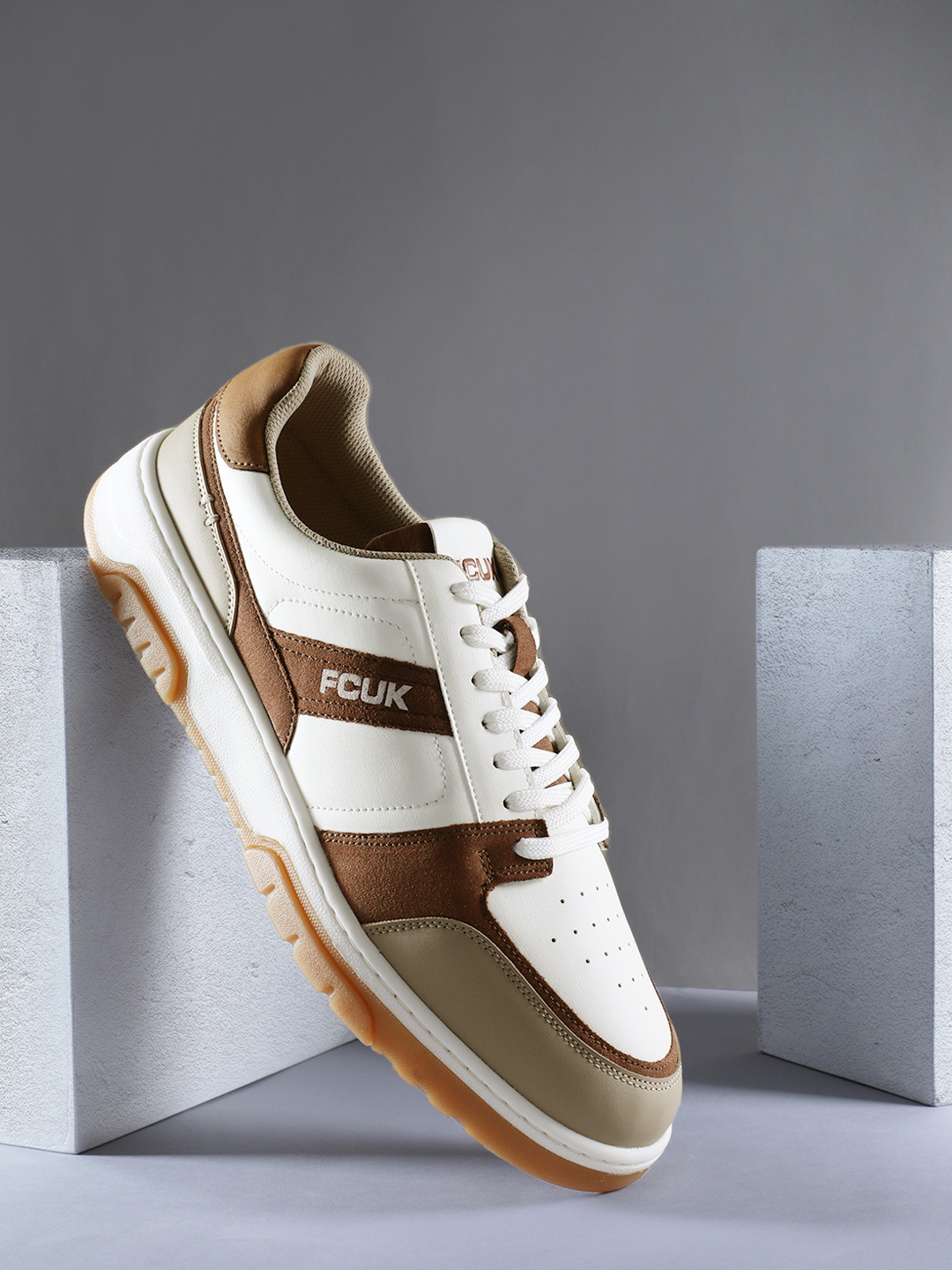 Buy FCUK Men Colourblocked Sneakers - Casual Shoes for Men 30156223 ...