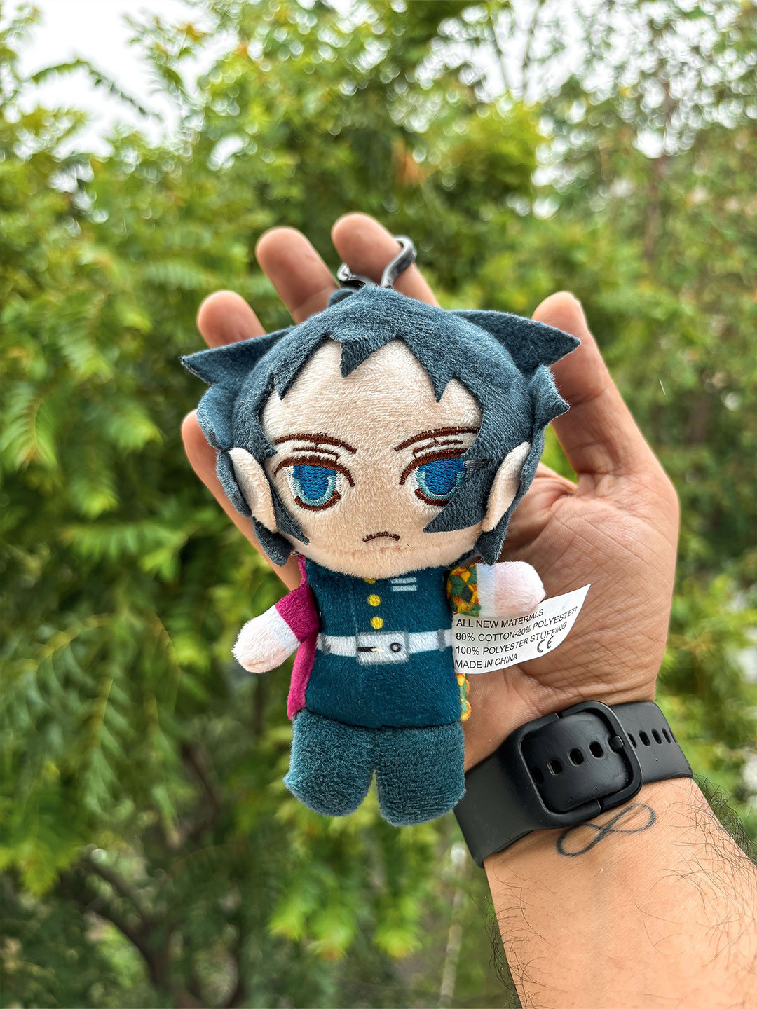 Buy COMICSENSE Demon Slayer Anime Plush Key Chain - Key Chain for ...
