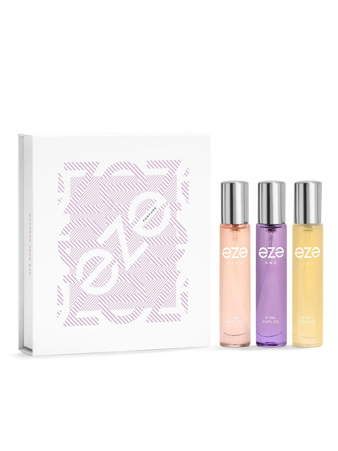 Buy EZE Women Perfume Gift Set Flow + Awe + Joy 18ml Each - Perfume for ...