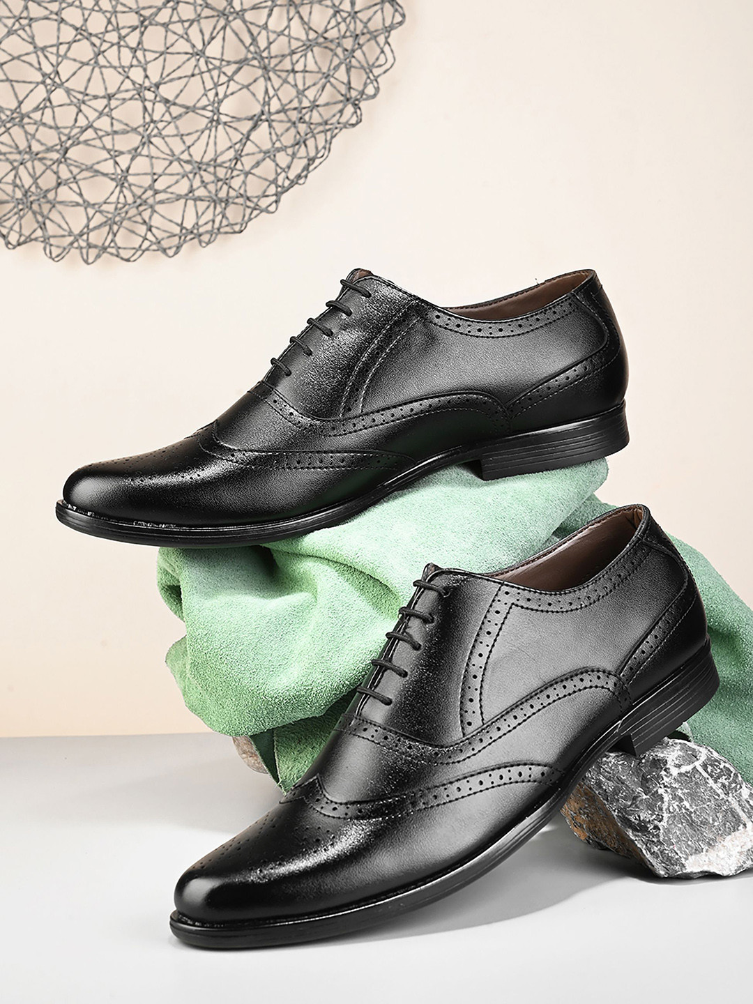 Buy Provogue Men Round Toe Formal Brogues - Formal Shoes for Men ...