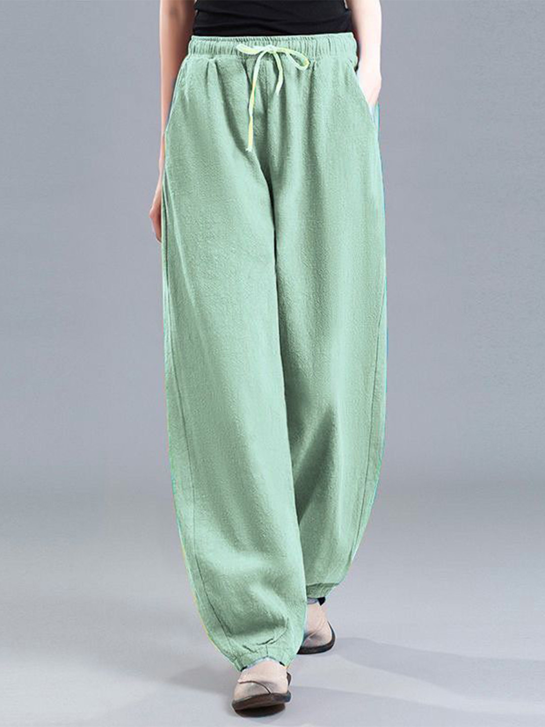 Buy StyleCast Women Loose Fit Trousers - Trousers for Women 30169913 ...