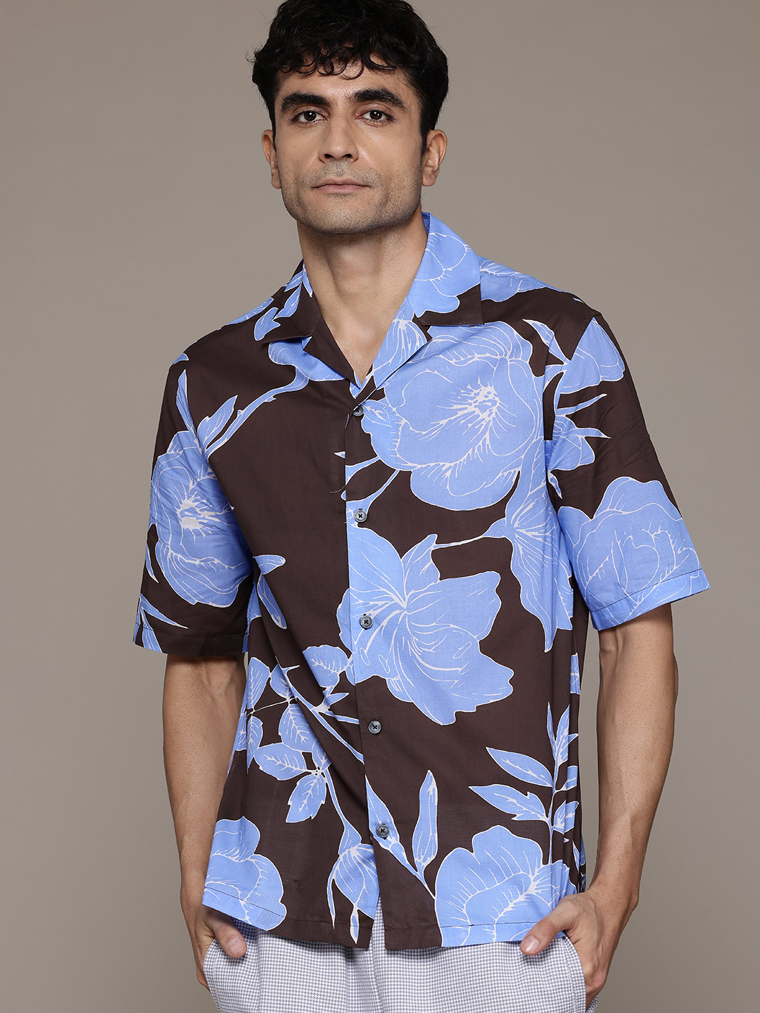 Buy MANGO MAN Floral Printed Casual Shirt - Shirts for Men 30176160 ...