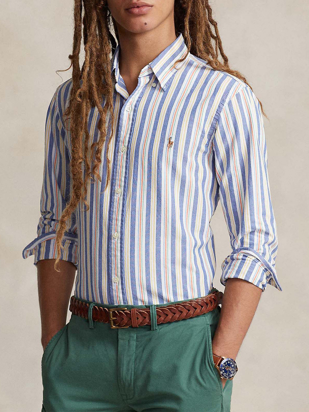Buy Polo Ralph Lauren Striped Custom Fit Shirts - Shirts for Men ...