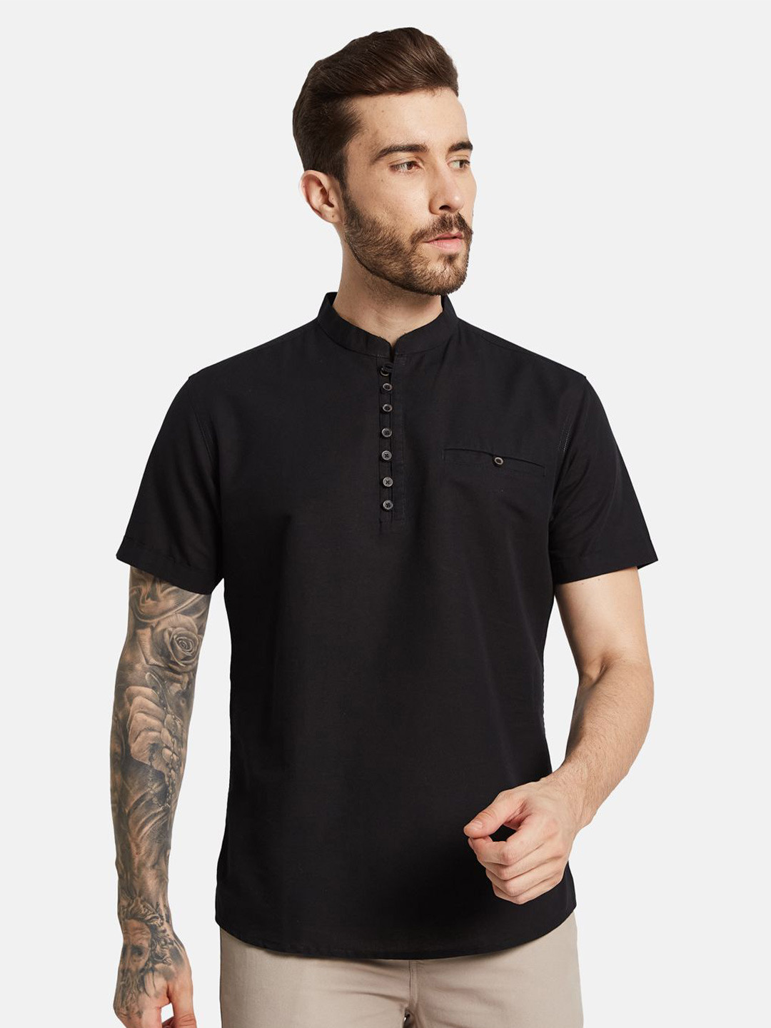 Buy METTLE Men Opaque Casual Shirt - Shirts for Men 30182125 | Myntra