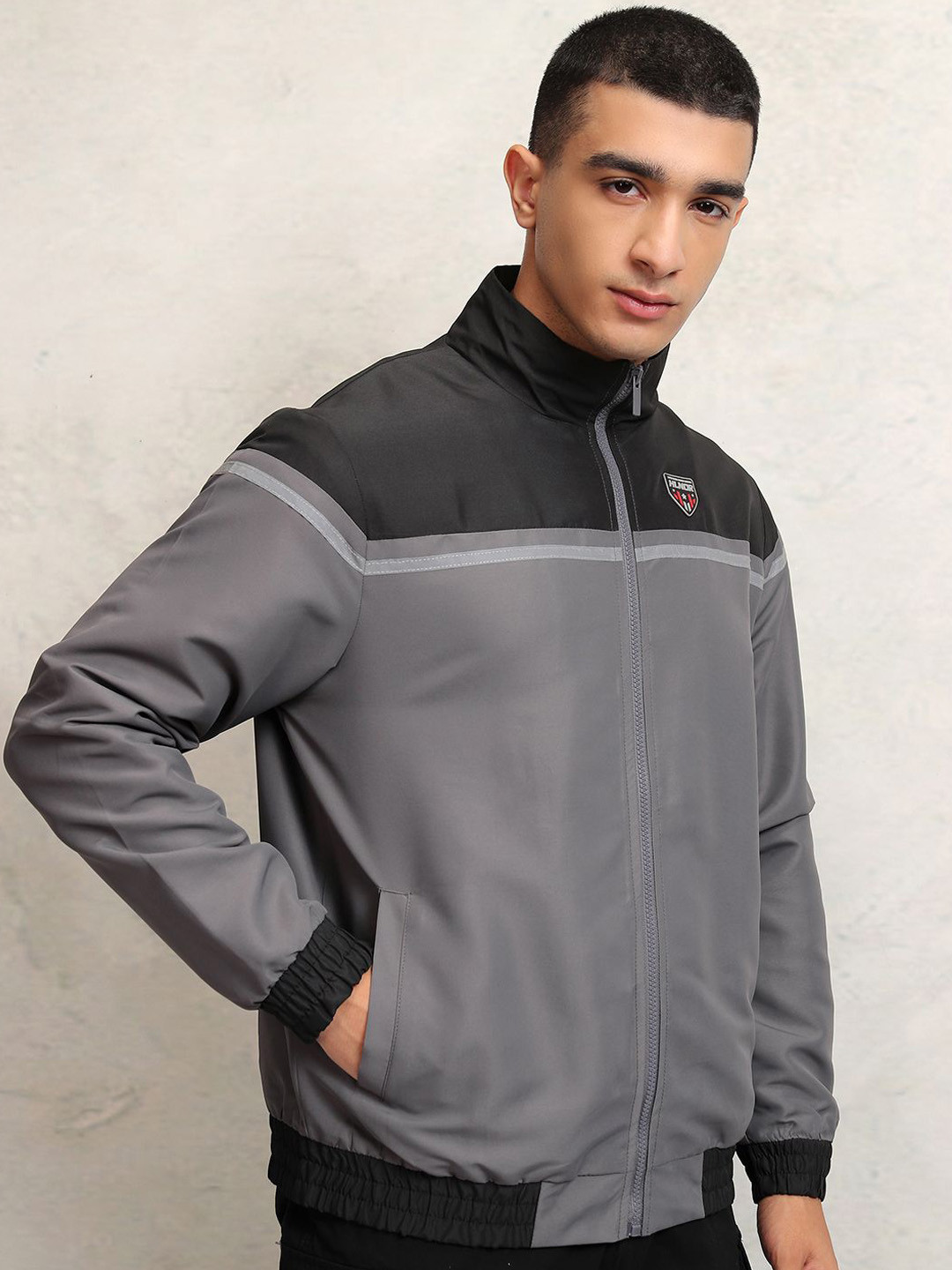 Buy HIGHLANDER Men Colourblocked Bomber Jacket - Jackets for Men ...