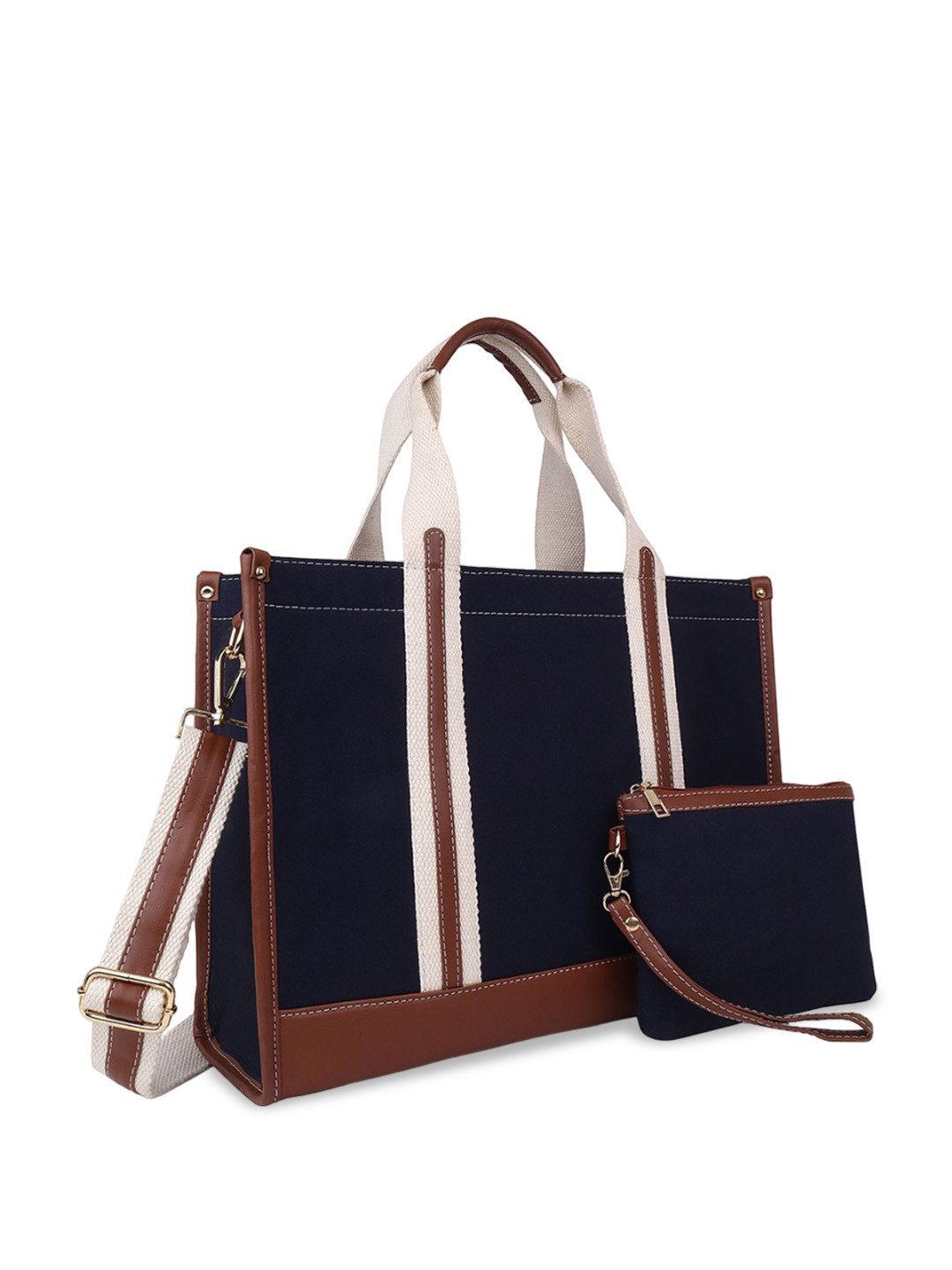 Buy Womanix Striped Structured Handheld Bag - Handbags for Women ...