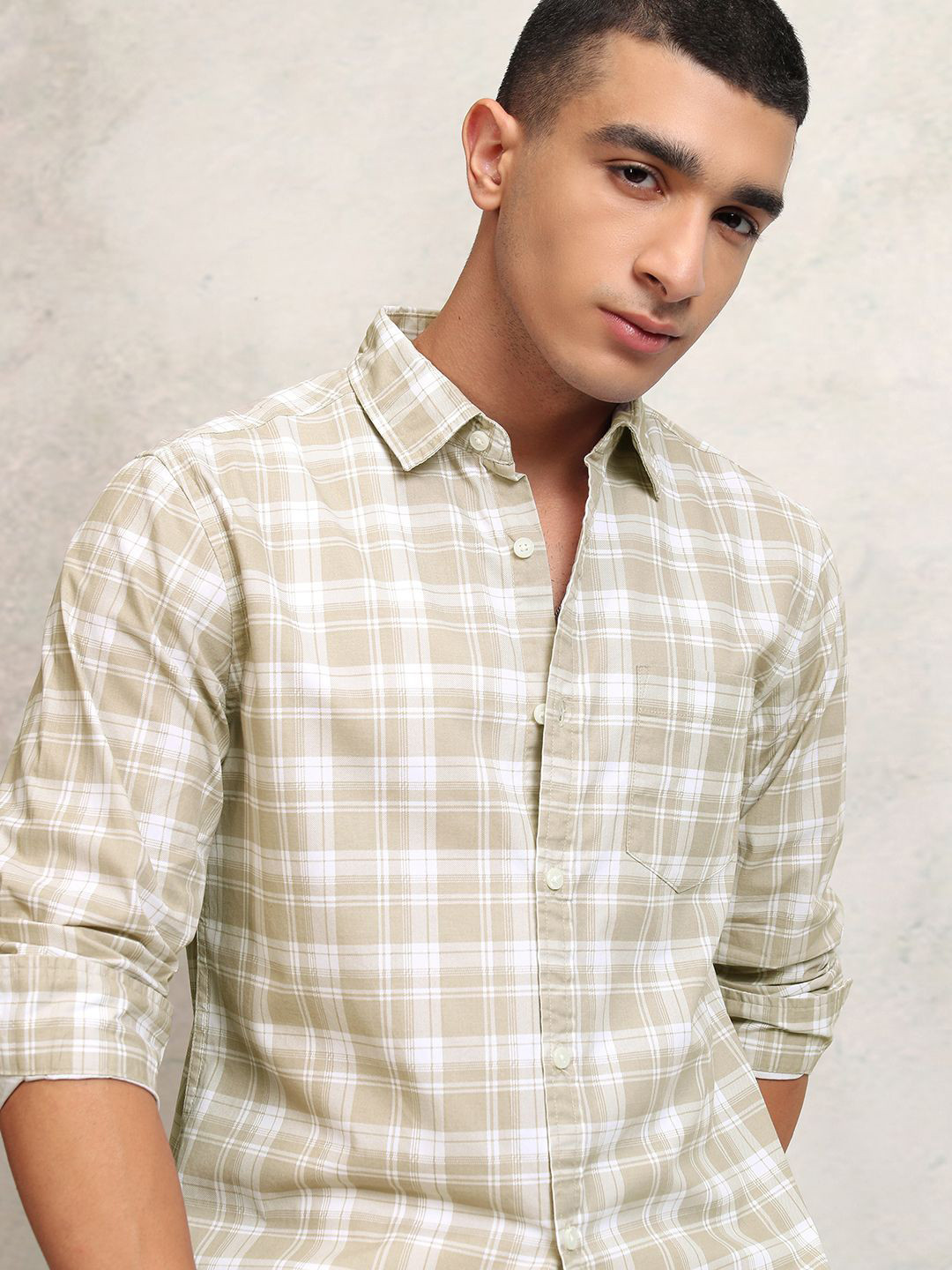Buy KETCH Men Summer Checked Regular Fit Shirt - Shirts for Men ...