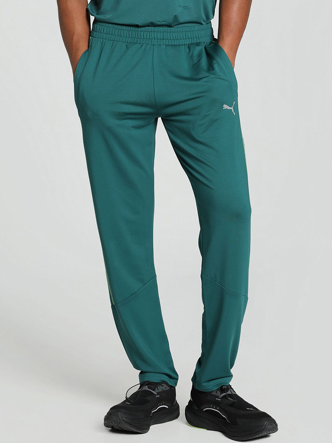 Buy One8 X PUMA Men Solid Slim Fit Mid Rise Regular Track Pants - Track ...