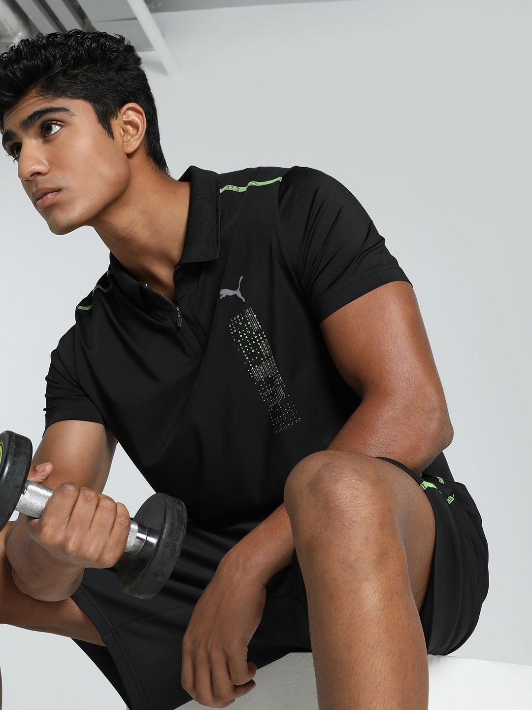 Buy One8 X PUMA MenPolo Collar Slim Fit T Shirt - Tshirts for Men ...