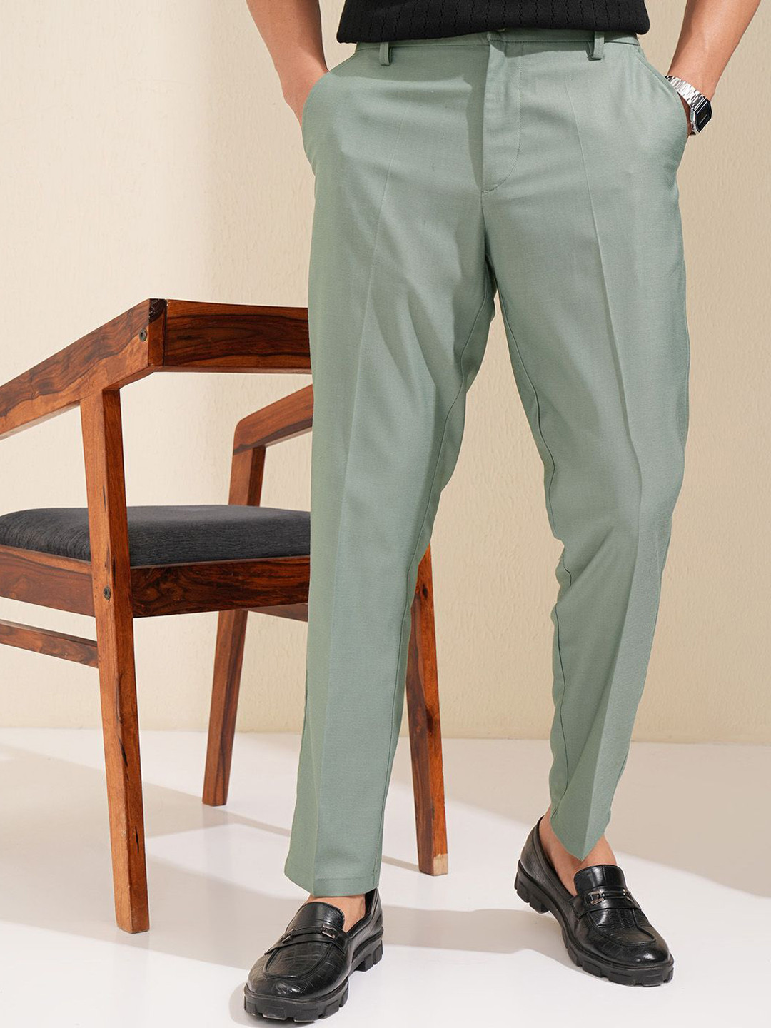 Buy HIGHLANDER Men Slim Fit Trousers - Trousers for Men 30191862 | Myntra