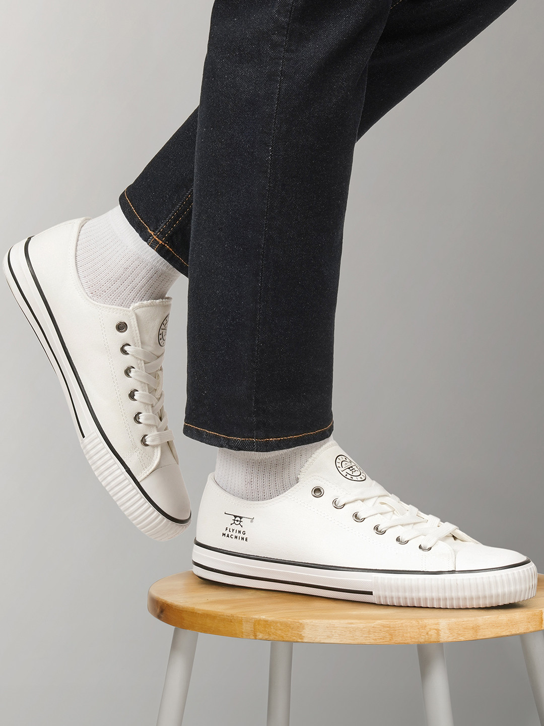 Buy Flying Machine Men COX Canvas Sneakers - Casual Shoes for Men ...